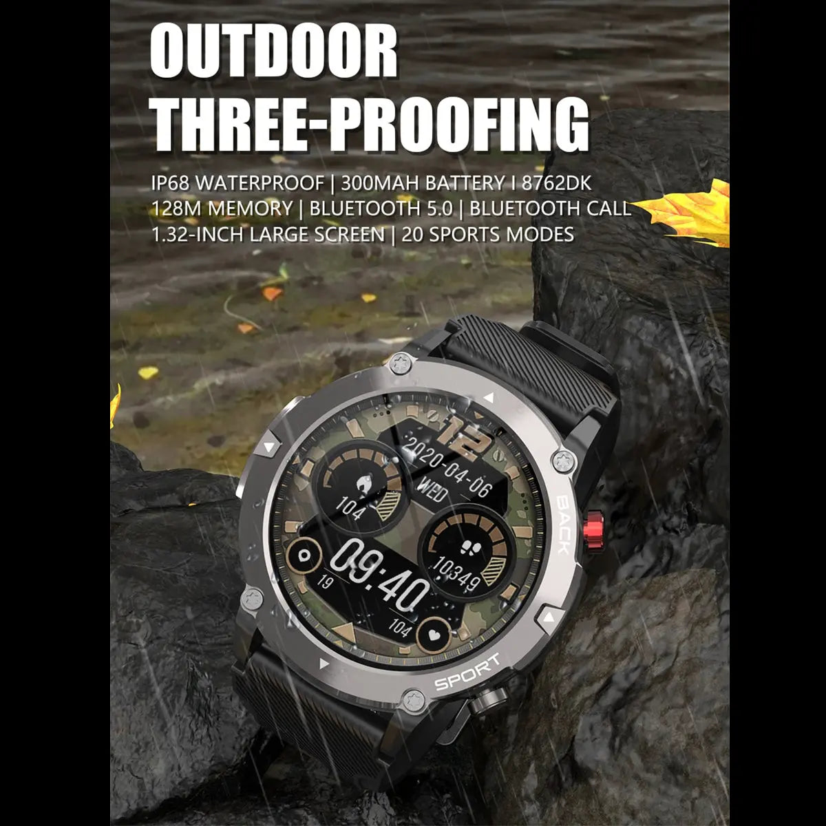 Smartwatch Reloj Inteligente Fralugio C21 Full Touch Hombre