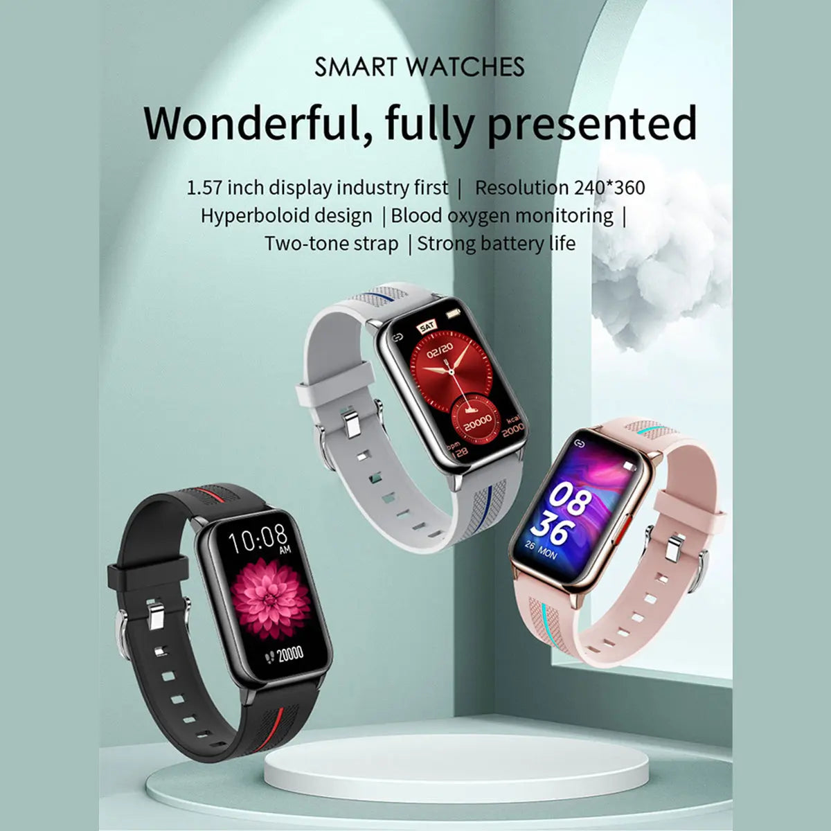 Gadget Reloj Inteligente Smartwatch H76 Curvo Full Hd Ips - – Fralugio ...